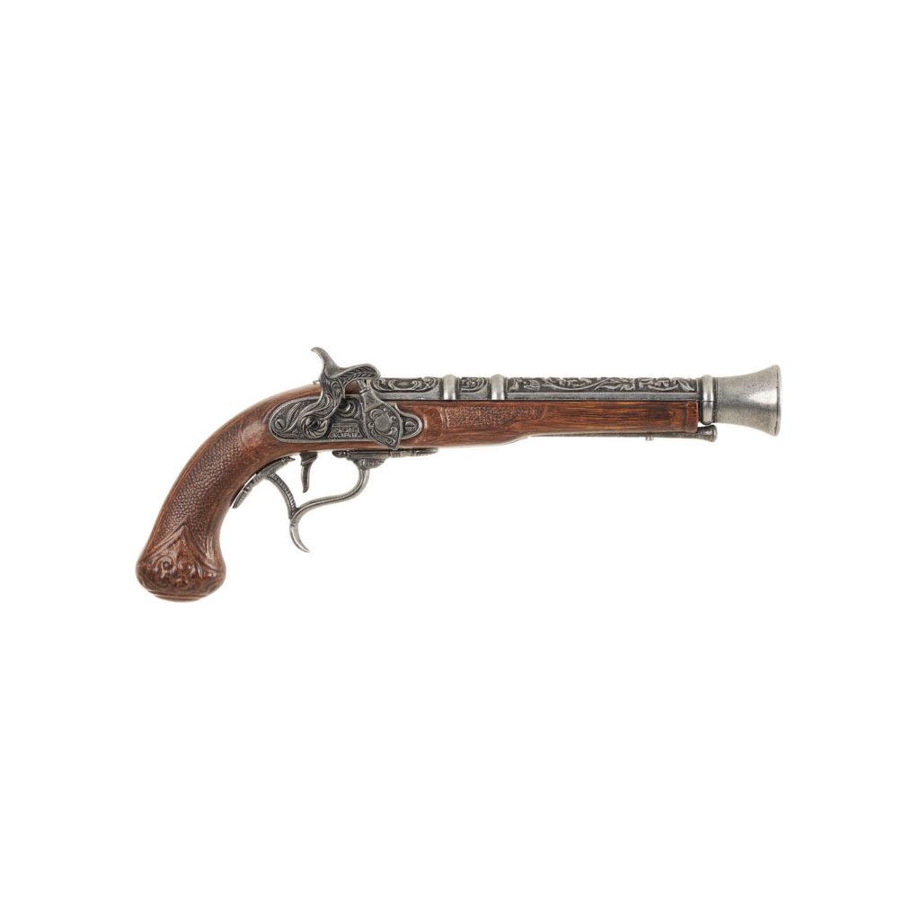 Antique Non-Firing Replica 18th Century Flintlock Pistol | Trigger