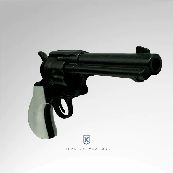 Black with Pearl Grip Non-Firing Replica Pre-1896 Thunderer Revolver ...